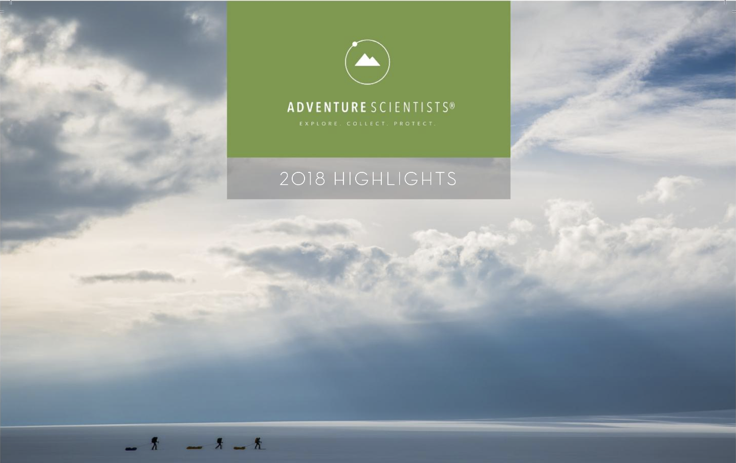 Adventure Scientists Annual Reports - Adventure Scientists